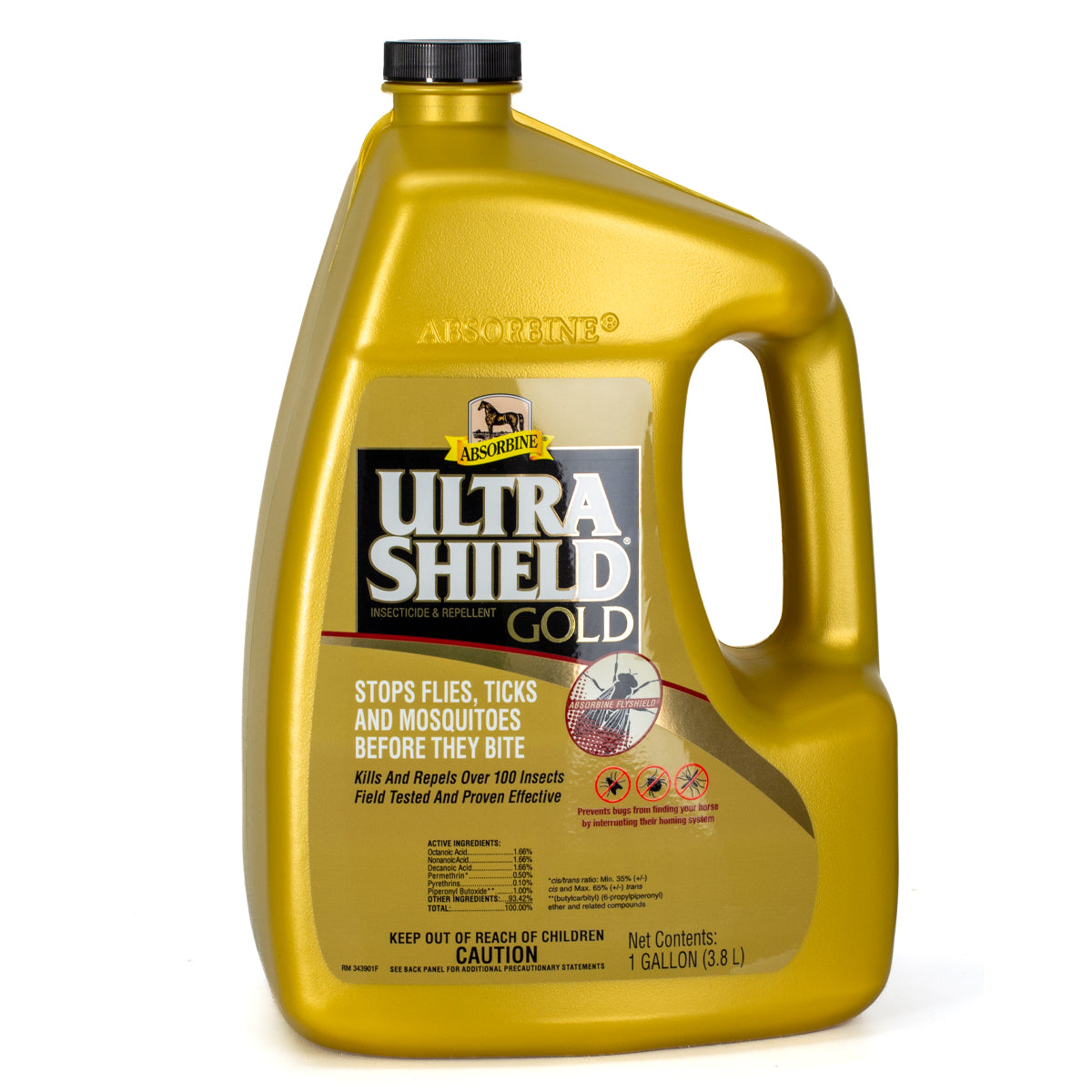 Absorbine Ultrashield Gold Gallon – Paddock Saddlery