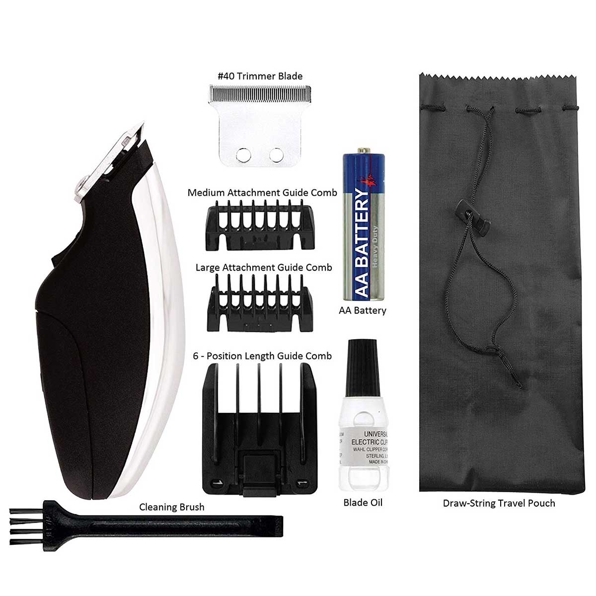 Wahl Super Pocket Pro Cordless Compact Travel Trimmer Kit – Paddock Saddlery
