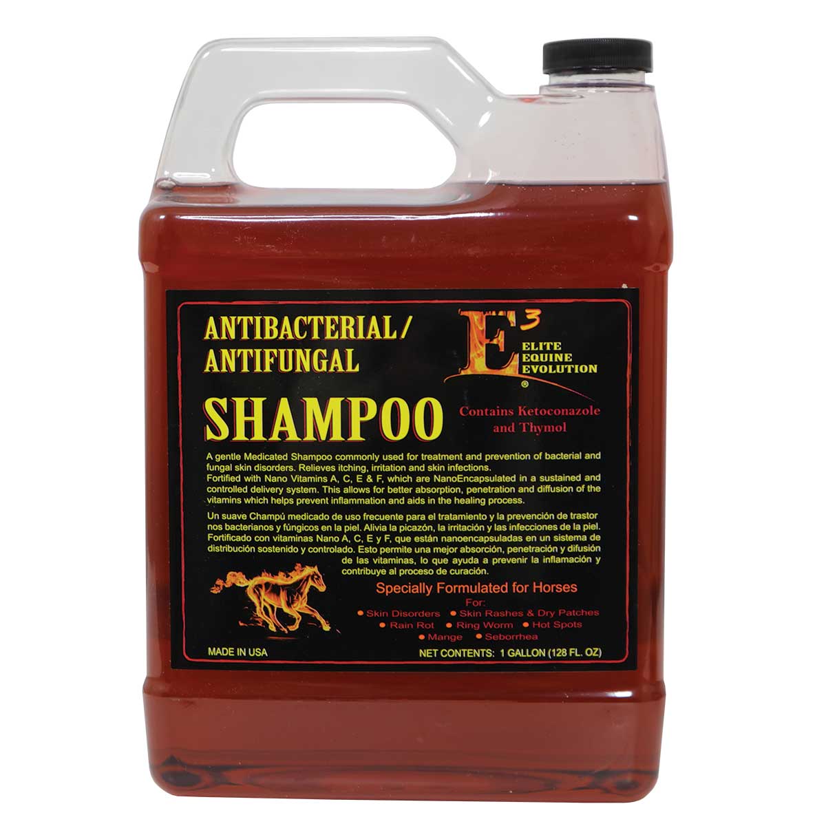 E3 Antibacterial Shampoo Gallon – Paddock Saddlery