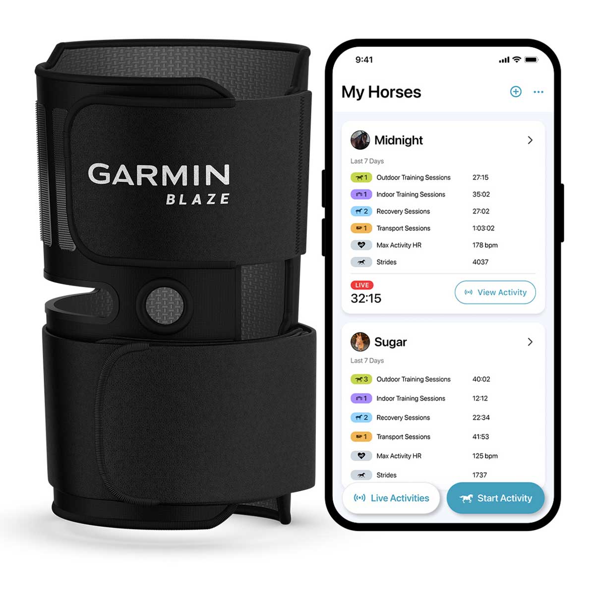 Garmin Blaze Equine Wellness System – Paddock Saddlery