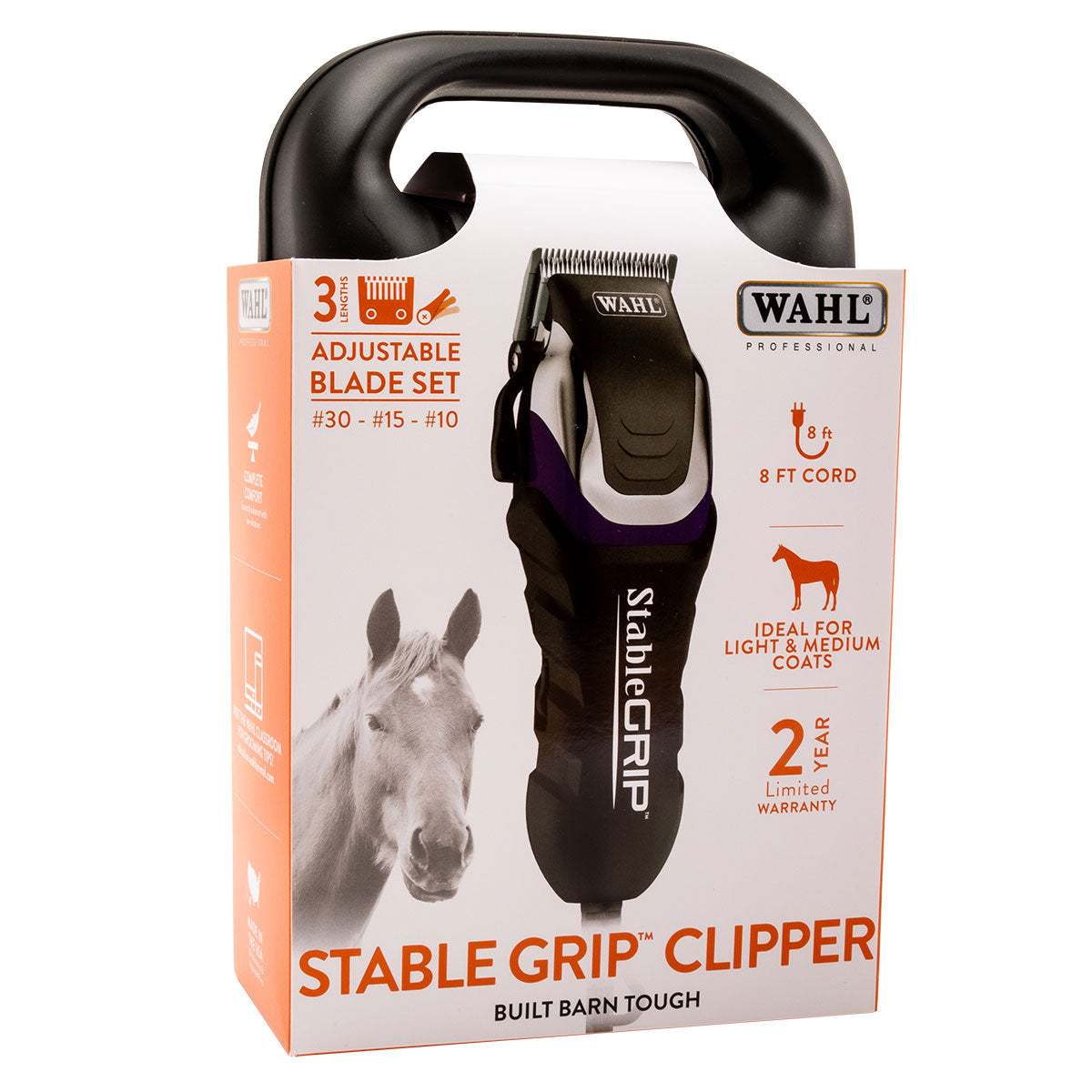 Wahl Stable Grip Clipper With Adjustable Blade – Paddock Saddlery
