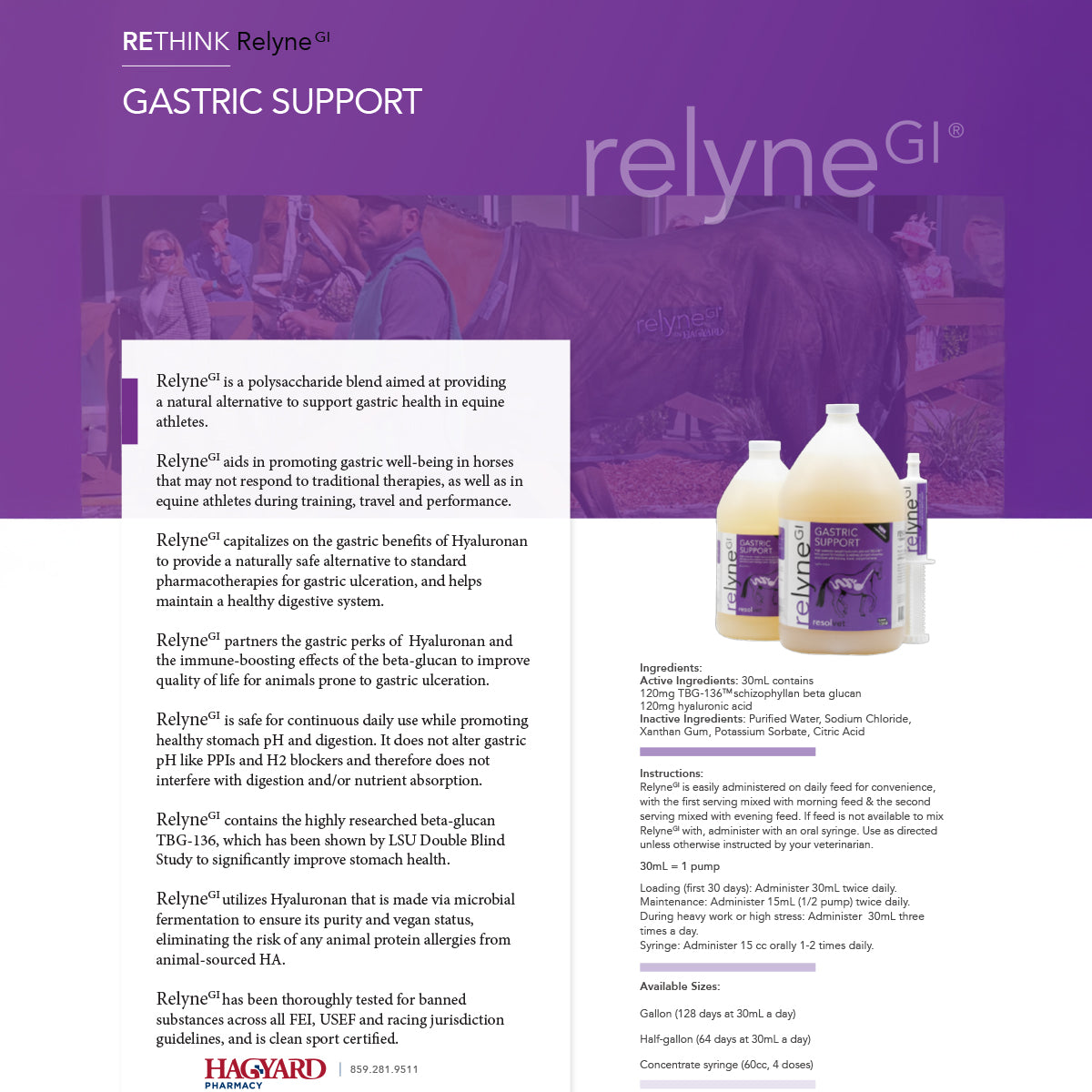 Resolvet Relyne GI Gastric Support Travel Tube – Paddock Saddlery