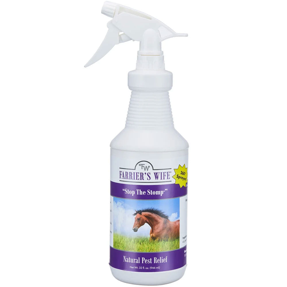 Farriers Wife Stop the Stomp Fly Spray 32 oz – Paddock Saddlery