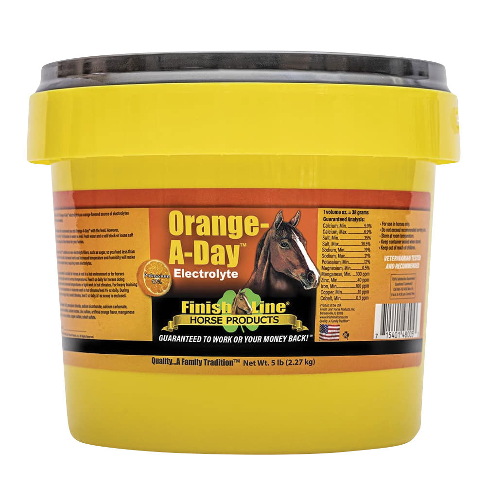 Finish Line Orange-A-Day – Paddock Saddlery