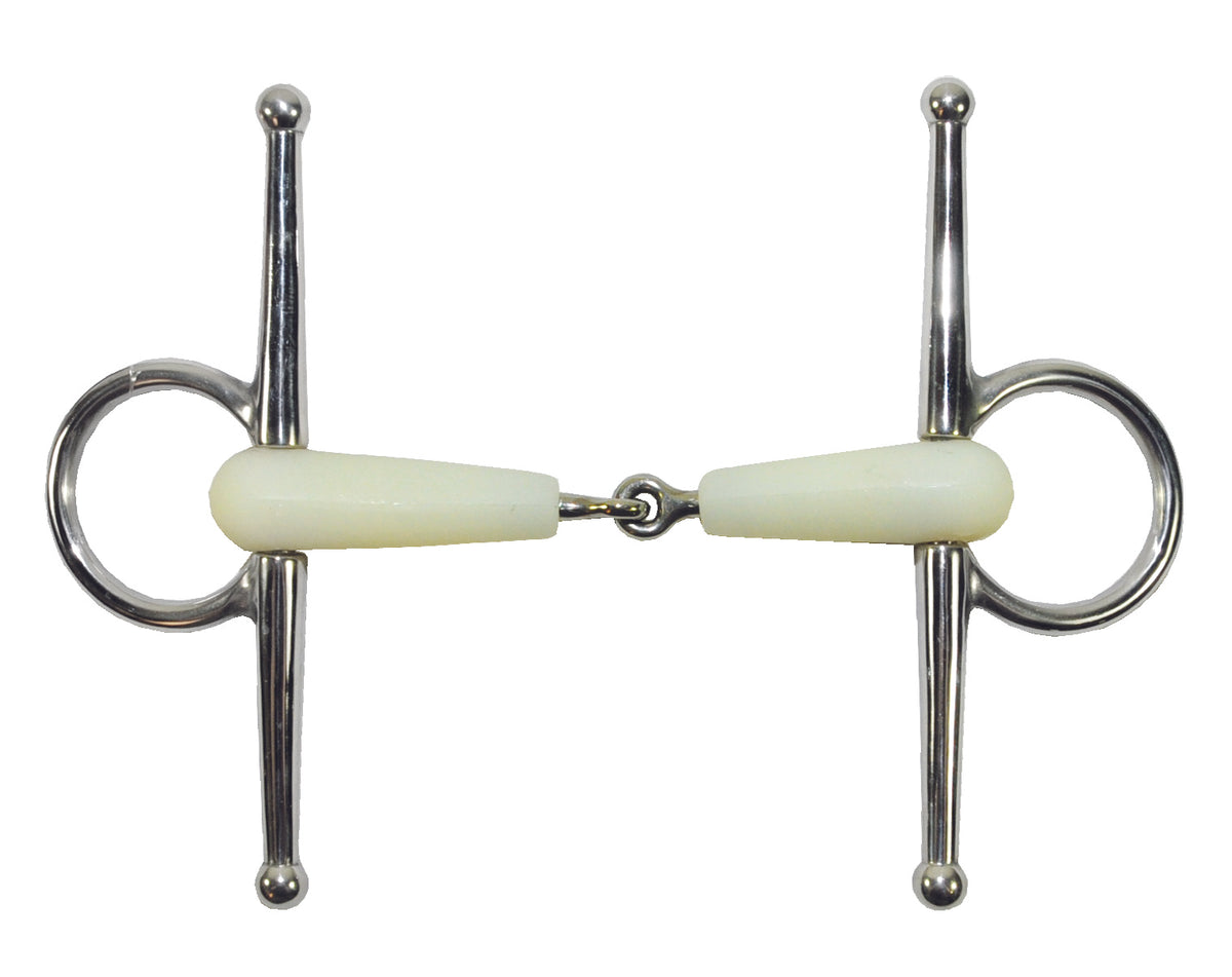 Full Cheek Happy Mouth Snaffle | Polymer Coated Bit – Paddock Saddlery