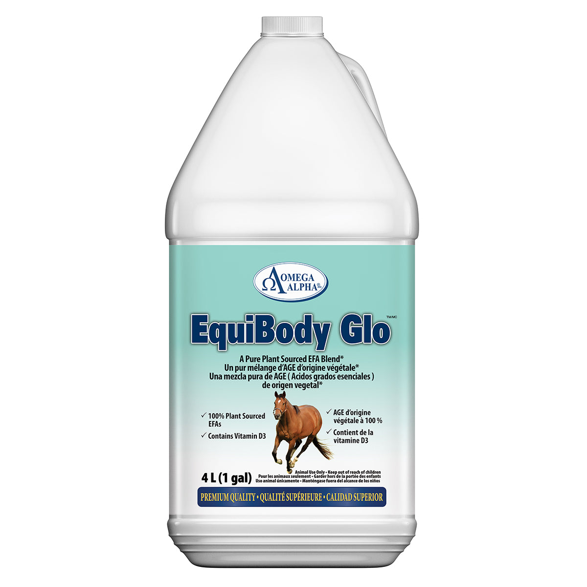 Omega Alpha EquiBody Glo Gallon – Paddock Saddlery