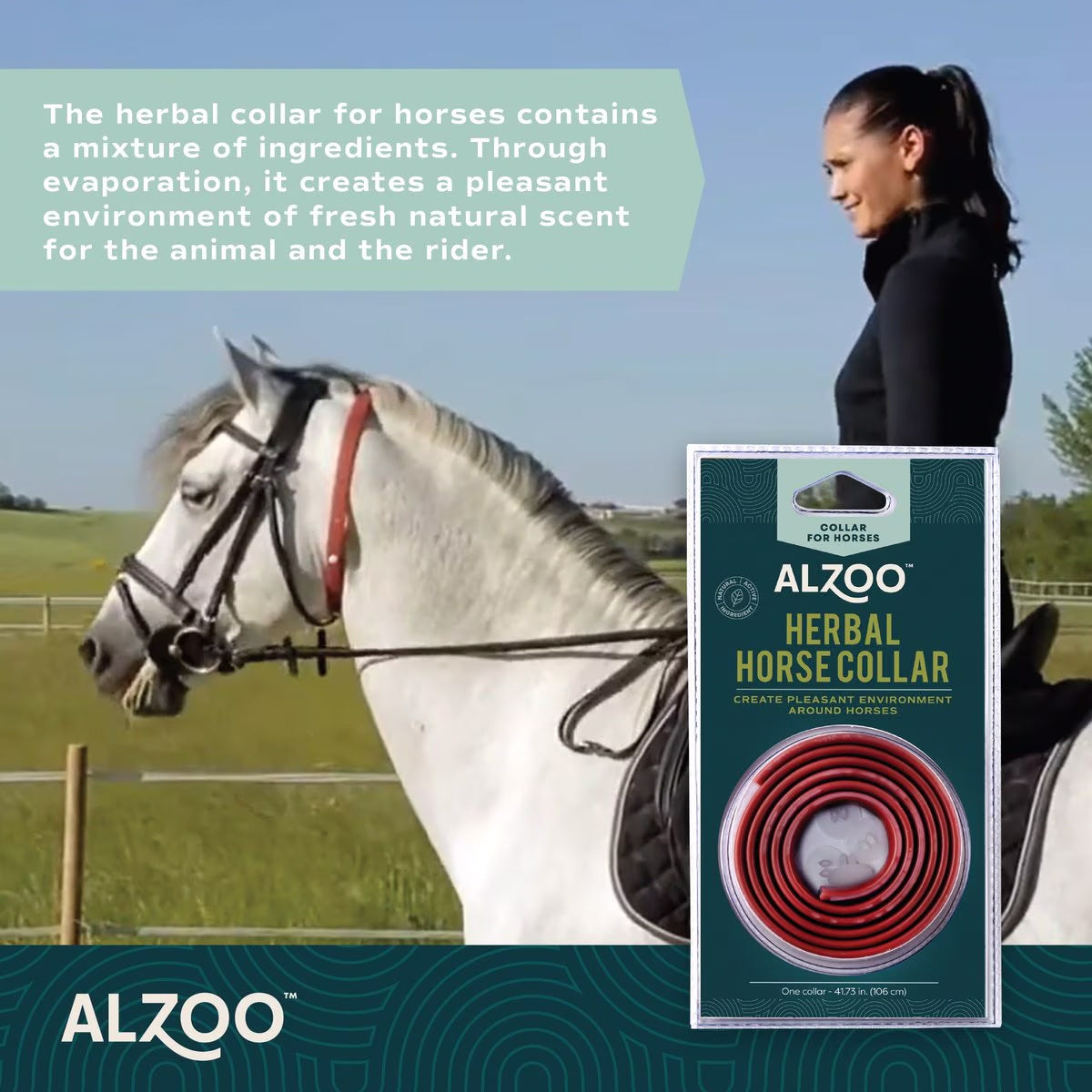Alzoo Herbal Horse Fly Collar – Paddock Saddlery