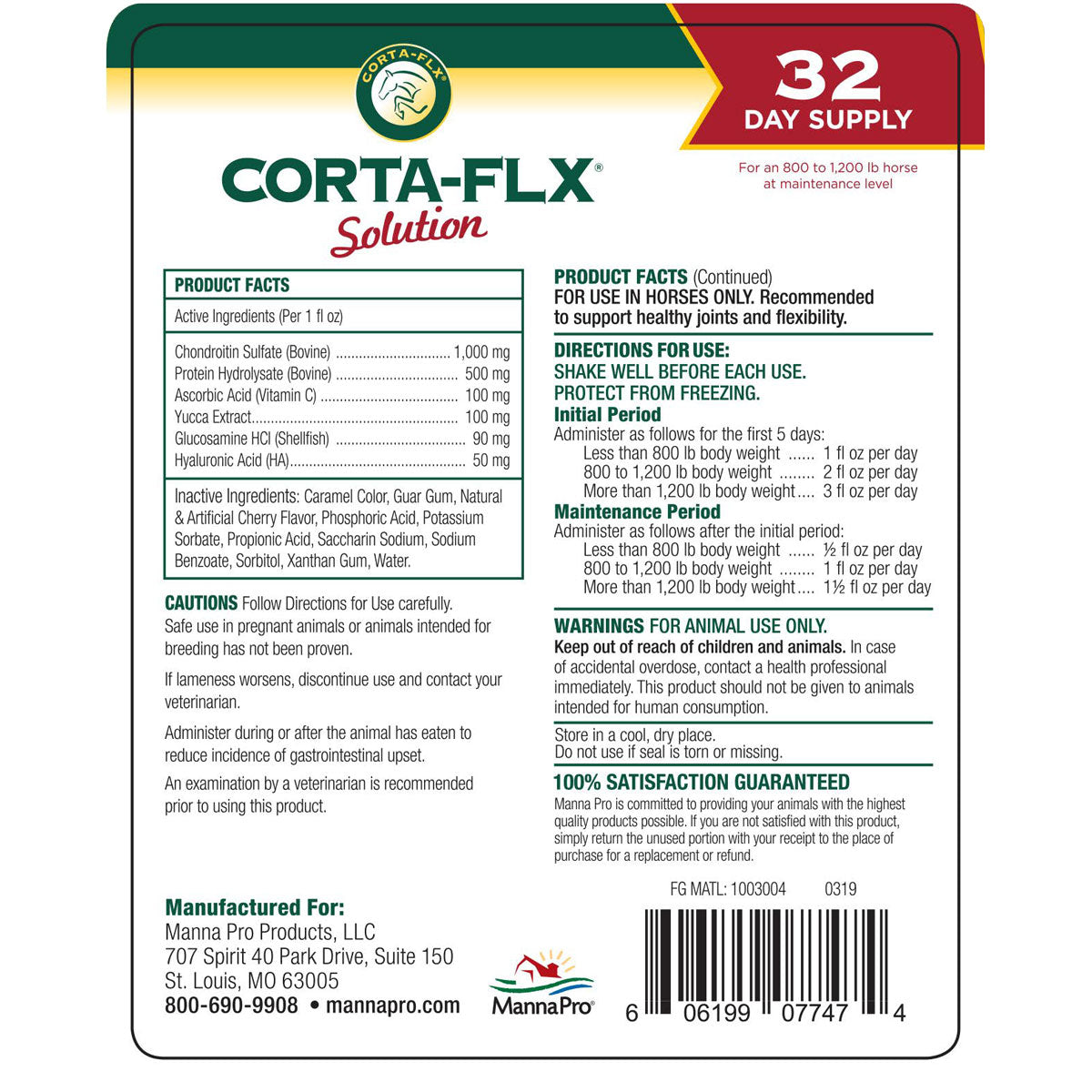 Corta Flx Solution 32 oz – Paddock Saddlery