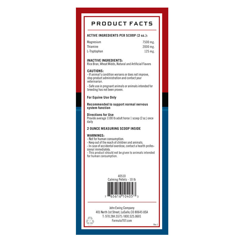 Formula 707 Calming Essentials 5lb – Paddock Saddlery