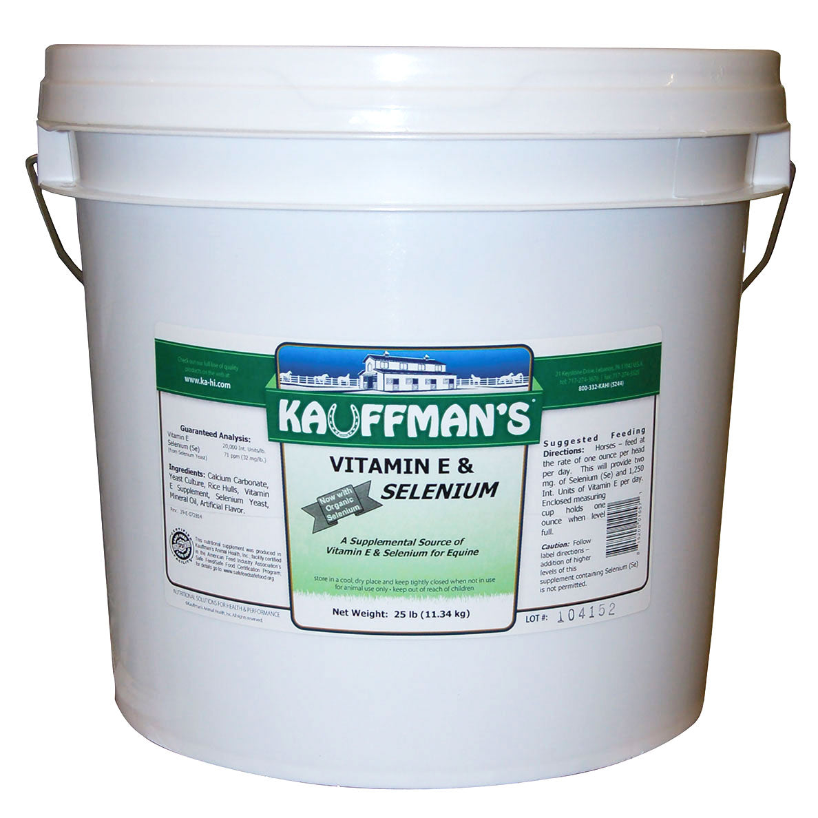 Vitamin E & Selenium Powder 25 lb | – Paddock Saddlery