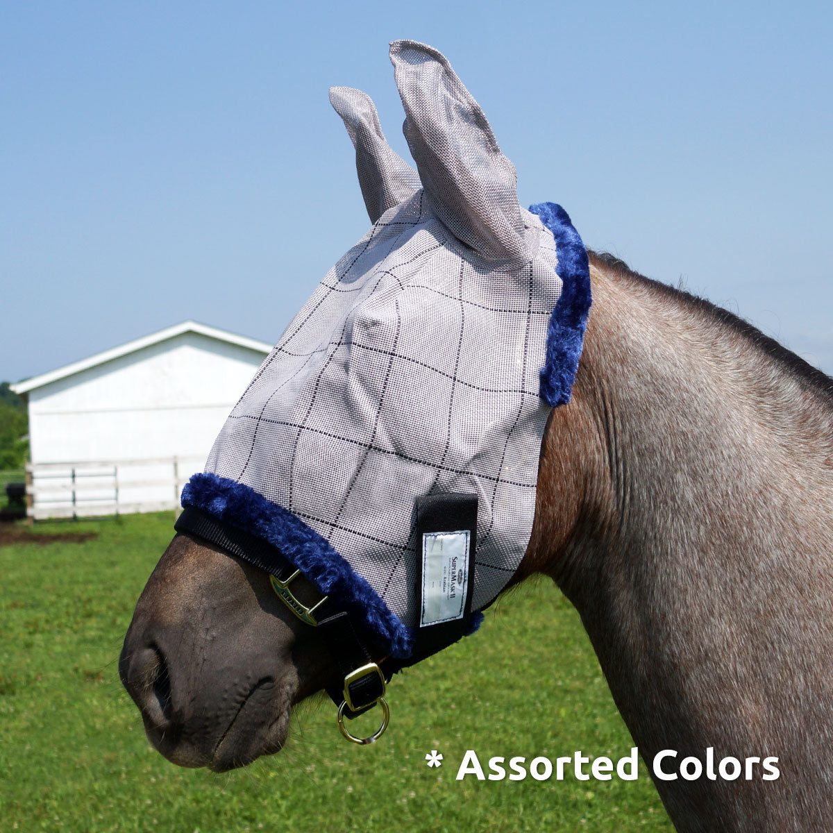 Supermask II Fly Mask With Ears | Farnam | Horse Fly Mask – Paddock ...