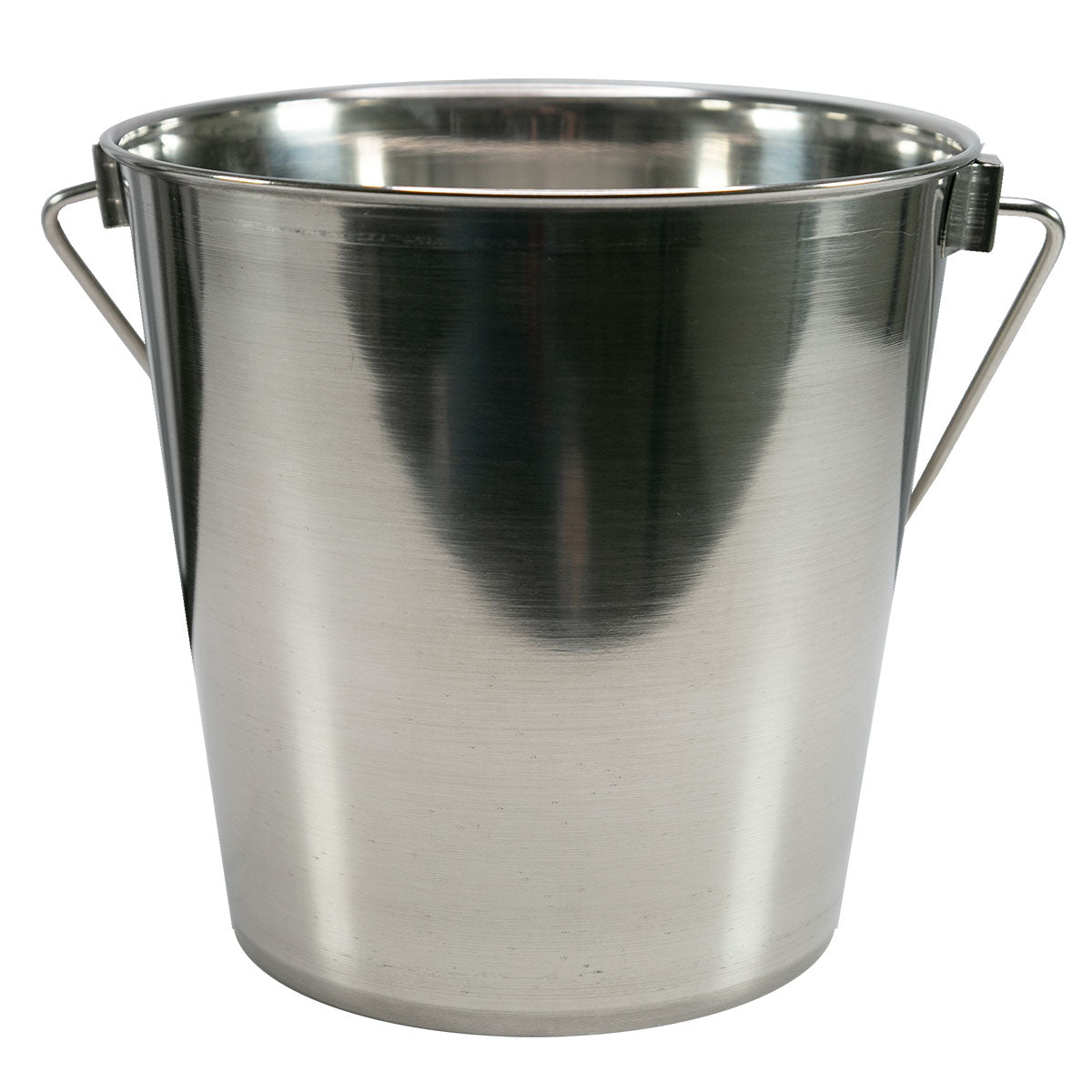 Stainless Steel Bucket Pail | Metal Vet Milk Bucket 6 qt | – Paddock ...