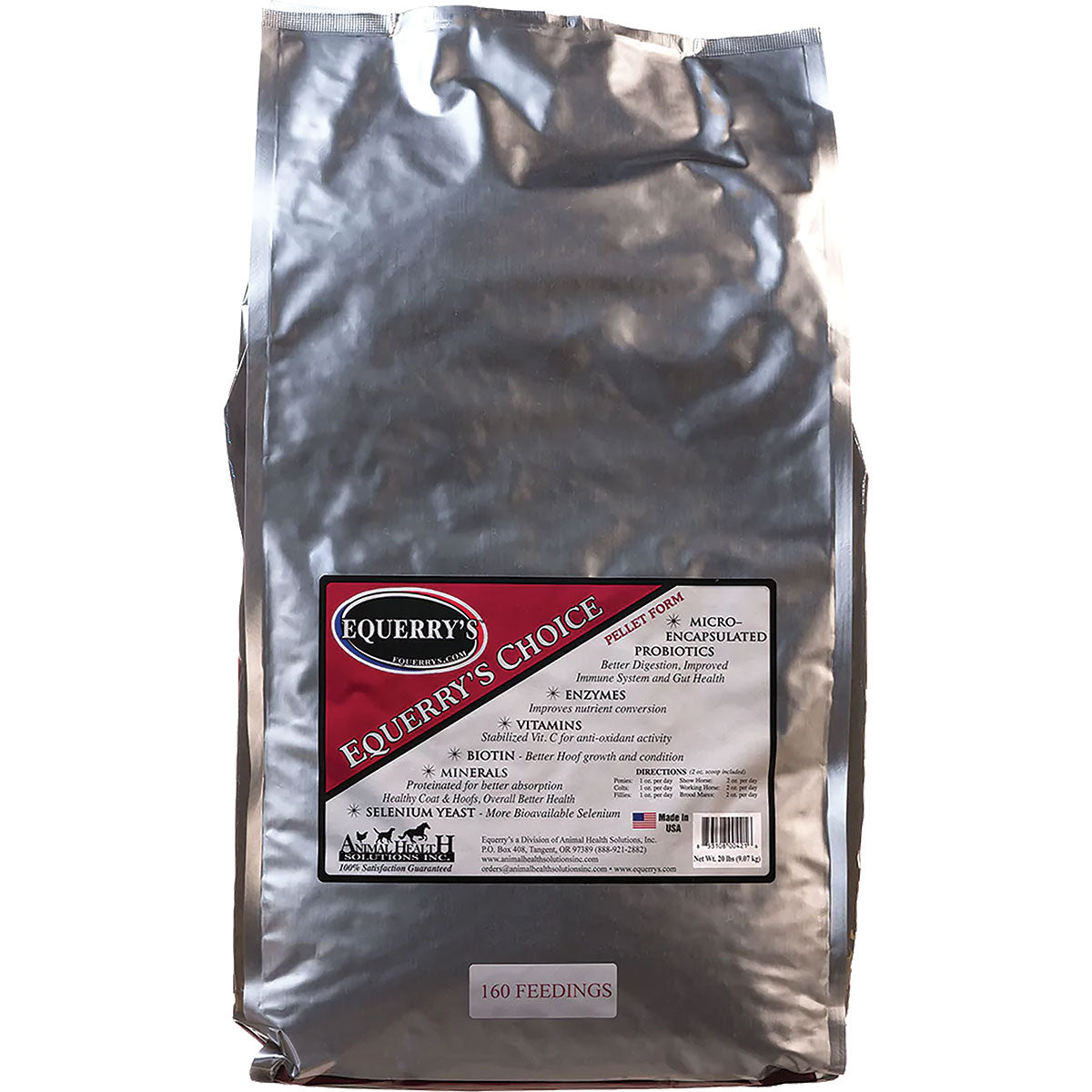 Equerrys Choice Complete Nutritional Pellet 20 lb | – Paddock Saddlery