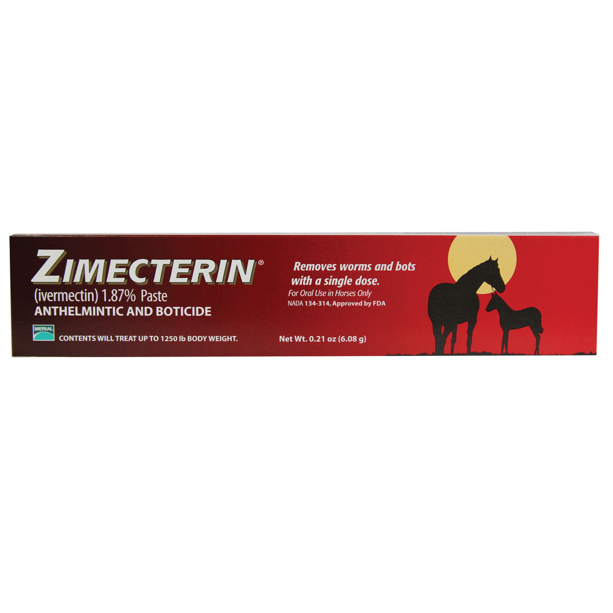 Merial Zimecterin Single Dose Paste Dewormer | – Paddock Saddlery