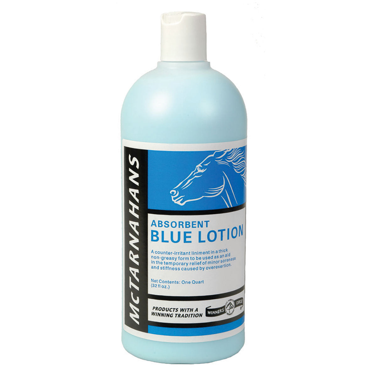 McTarnahans Absorbent Blue Lotion Liniment 32 oz | – Paddock Saddlery