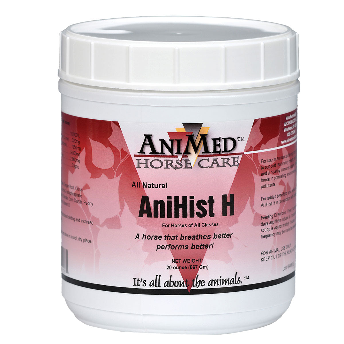 Animed Anihist H 20 oz | Equine Breathing Supplement – Paddock Saddlery